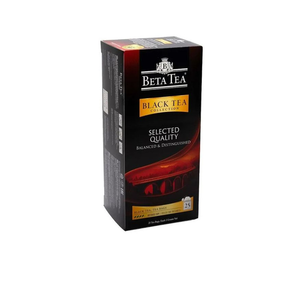 Beta Tea Черный чай в пакетиках Отборное качество,25 пак. - купить с доставкой по выгодным ценам ...