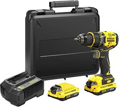 Дрель-шуруповерт STANLEY SFMCD700C2K, От аккумулятора - купить по ...