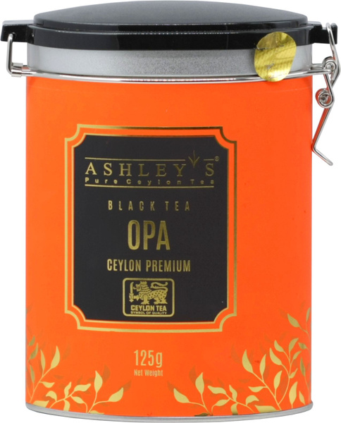 ASHLEY'S Чай OPA черный листовой, жестяная банка, 125 г - купить с ...