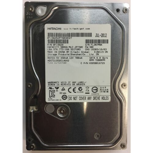 500 ГБ Внутренний жесткий диск Hitachi HDS721050CLA662 500 GB ...