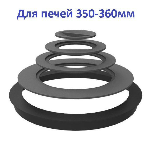 Чугунные кольца для печи 350-360мм. купить на OZON по низкой цене ...
