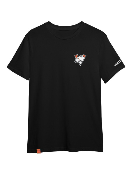 Футболка Virtus.pro, размер 54, цвет черный, Хлопок 95%, Эластан 5% ...