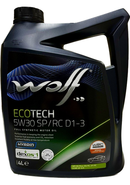 Масло моторное Wolf ECOTECH 5W-30 Синтетическое - купить в интернет ...