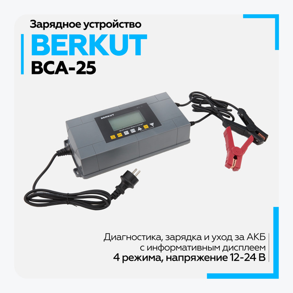 Зарядное устройство BERKUT BCA-25 для аккумуляторов автомобиля купить ...