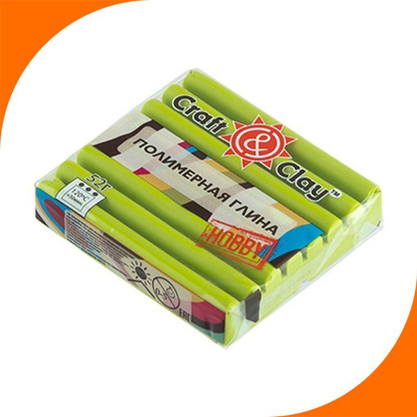 Полимерная глина Craft&Clay 1044 шартрез, 52 г - купить с доставкой по выгодным ценам в интернет ...
