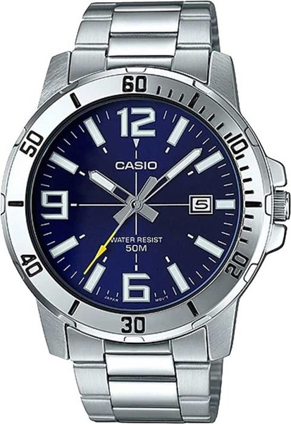 Мужские наручные часы Casio Mtp Vd01d 2b купить на Ozon по низкой цене 1577121758