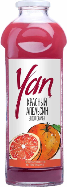 YAN Нектар из красного апельсина, 930 мл - купить с доставкой по выгодным ценам в интернет ...