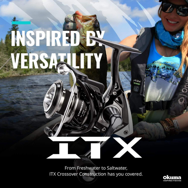 Катушка Okuma ITX 1000H High Speed, Безынерционная, 3000D, Передний ...