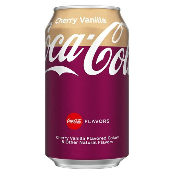 Coca-Cola Cherry Vanilla легендарный газированный напиток с вишней и ...