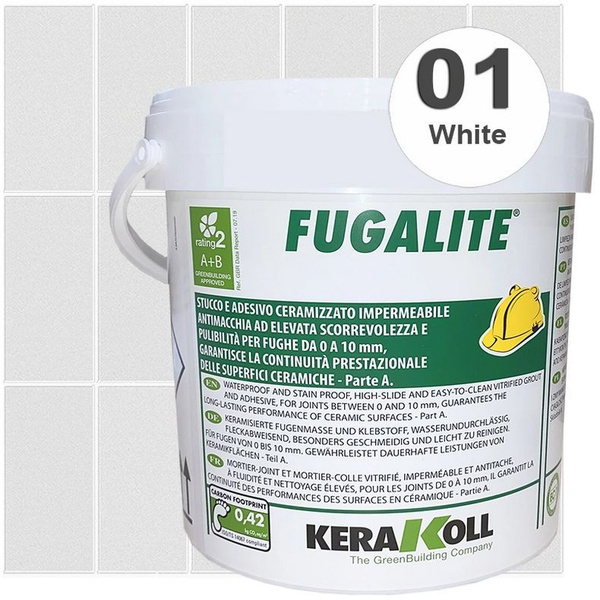 Эпоксидная затирка для плитки Kerakoll Fugalite Eco, мелкое зерно ...