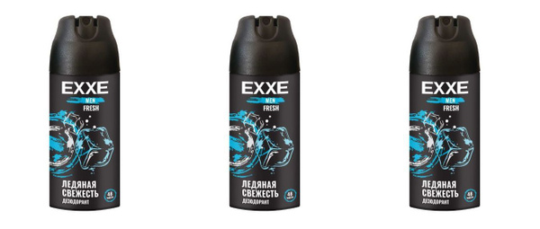 EXXE MEN део-спрей Муж Fresh, 150 мл - 3 шт - купить с доставкой по выгодным ценам в интернет ...
