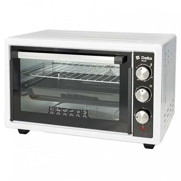 Мини-печь Delta D-023A_ххх, белый, 33 л купить по низкой цене с ...