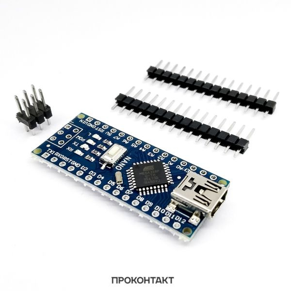 Отладочная плата Arduino Nano V3 Avr Atm328p 20au Ch340 клон пины