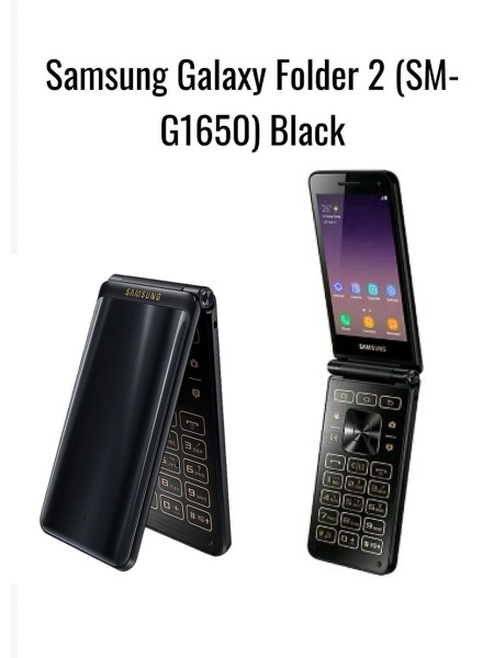 Мобильный телефон Samsung Galaxy Folder 2 (SM-G1650) Black купить на ...