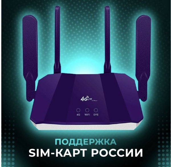 Точка доступа 4G CPE, синий, 2.4 ГГц купить по низкой цене с доставкой ...