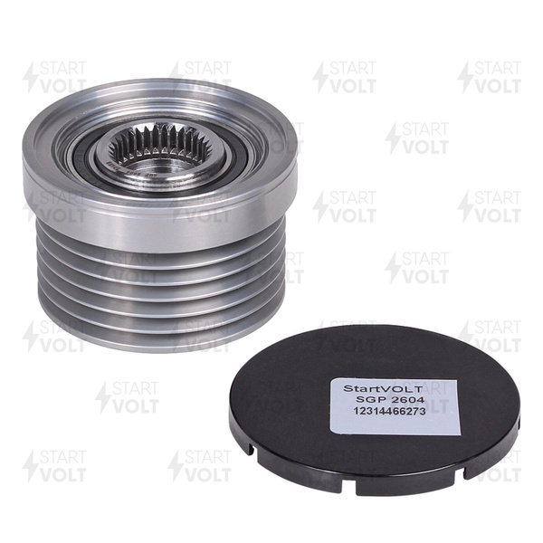 Шкив генератора (с обгонной муфтой) BMW E81 E87 E90 mot.N42 N45 N46 N52 N53 STARTVOLT SGP 2604 ...