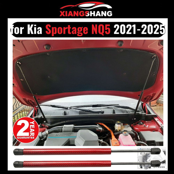 Газовые упоры капота для Kia Sportage (NQ5) 2021-2025 Амортизаторы Киа Спортейдж NQ5 (2 шт ...