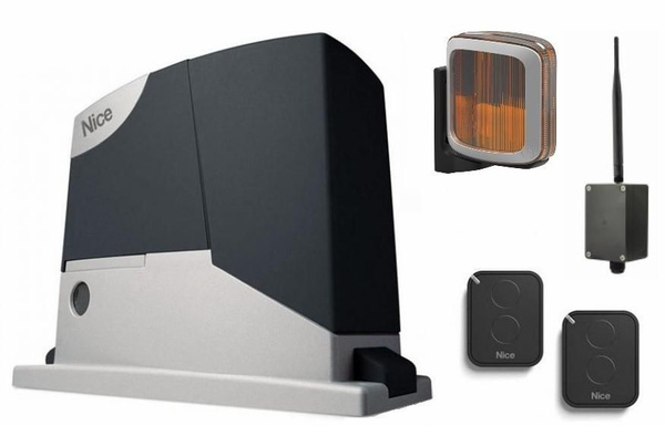 Автоматика для откатных ворот NICE RD400KCE-LK-BT, комплект: привод, 2 пульта, Bluetooth-модуль ...