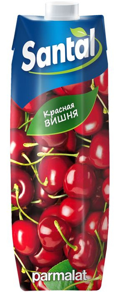 Напиток сокосодержащий Santal красная вишня, 1л - купить с доставкой по ...