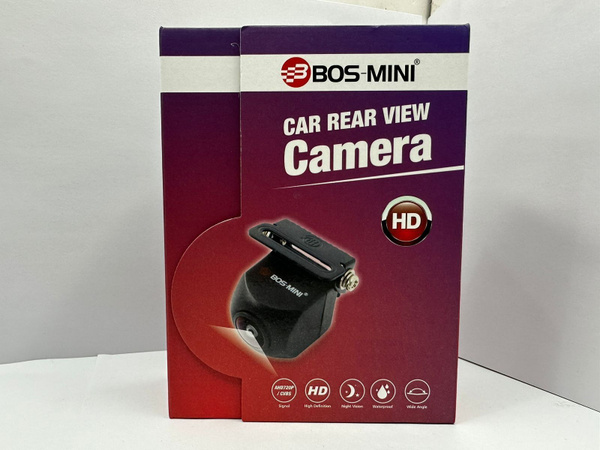 Камера заднего вида BOS-MINI камера HD с парковочными линиями и ночным ...