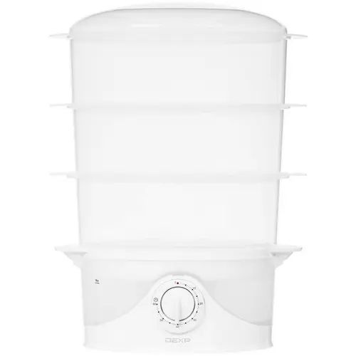 Пароварка DEXP, Пластик, 3 яруса купить по выгодной цене с доставкой в интернет-магазине OZON ...