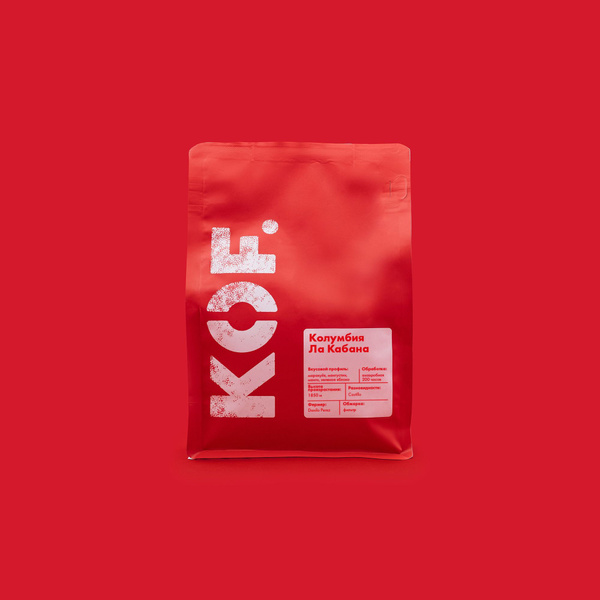 Кофе в зернах KOF. Колумбия Ла Кабана анаэробная, 250 грамм - купить с ...