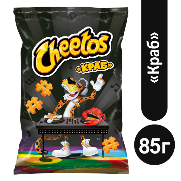 Кукурузные снеки Cheetos/Читос "Краб" 85г - купить с доставкой по ...