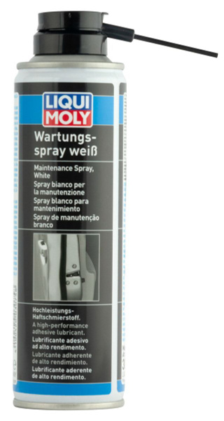 Грязеотталкивающая белая смазка LIQUI MOLY 3075 Wartungs-Spray weiss ...
