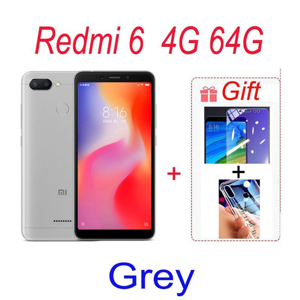 Смартфон Redmi Redmi6 3гб 32гб 5.45'' Android 8.1.0 3000 mAh 4G телефон ...