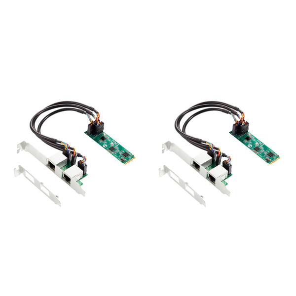 Phosphos Сетевая карта M 2 с двумя портами 2 5g Ethernet Nic купить с
