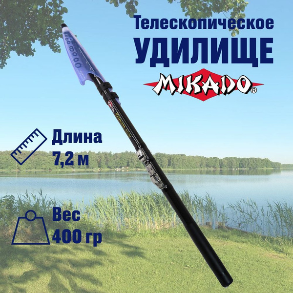 Удилище FISHING REPUBLIC удочка с кольцами микадо синяя купить по ...