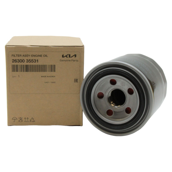 Hyundai-KIA Фильтр масляный арт. 2630035531 купить на OZON по низкой ...