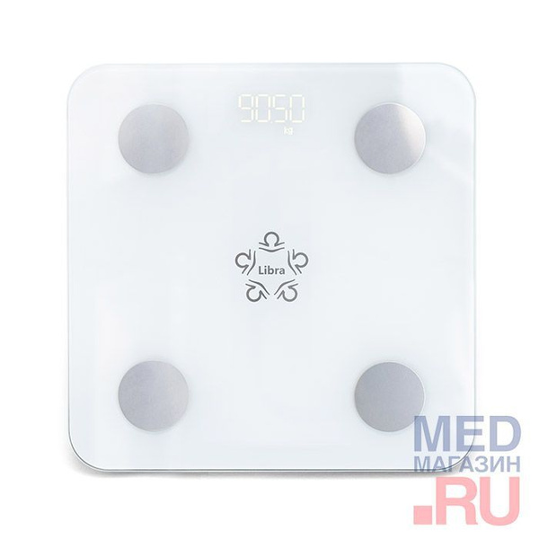Напольные весы Libra CS20CММРУ., белый, серый металлик купить по низкой ...