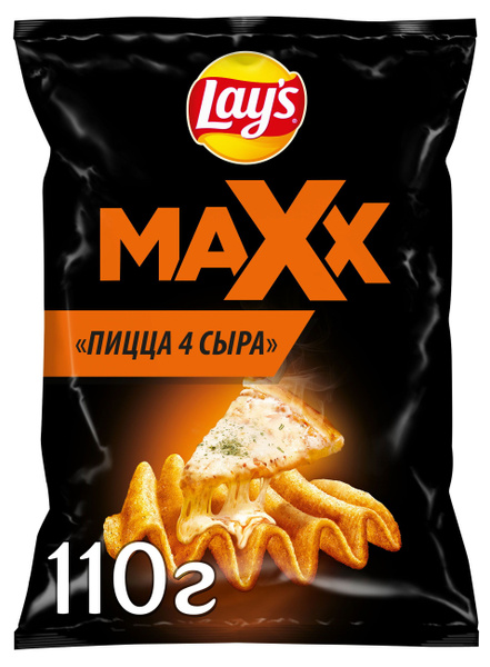 Чипсы картофельные Lay's Max Пицца, 110г, 5 шт - купить с доставкой по ...