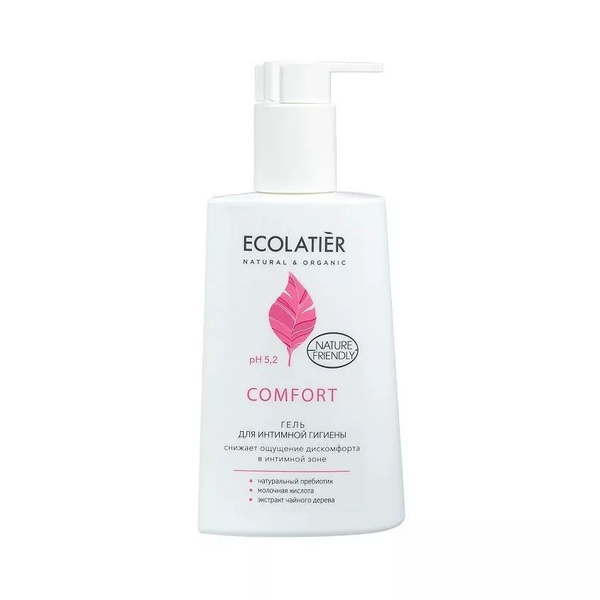 ECOLATIER Гель для интимной гигиены Comfort, 250 мл, 1шт. - купить с ...