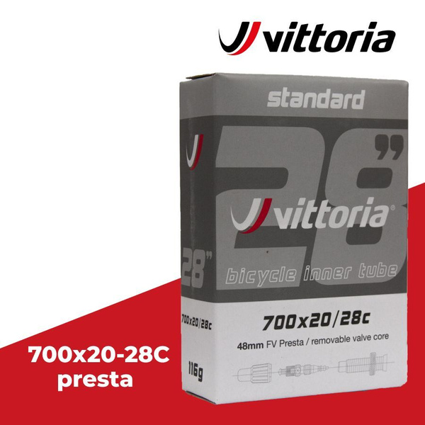 Велокамера Vittoria Road 700x20-28 0.9 мм вело ниппель Presta 48 мм (разборный) купить на OZON ...