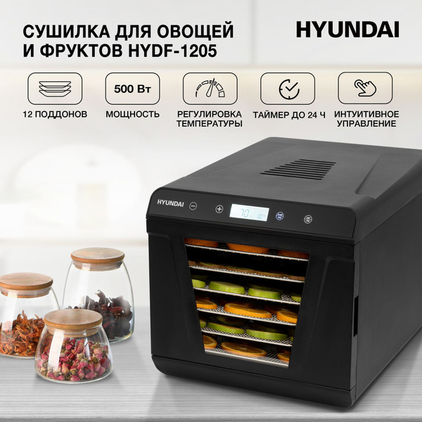 Дегидратор Hyundai HYFD-1205 12, 500 Вт - купить по выгодным ценам в ...