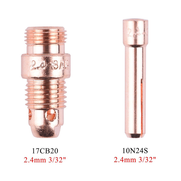 Цанга TIG 2,4 мм и корпус цангового патрона 10N24S 17CB20 3/32 дюйма ...