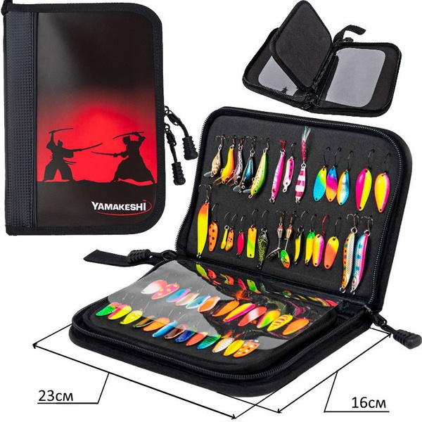 Кошелёк для приманок Yamakeshi- Black/Red, L01 (230x160x30мм) - купить ...