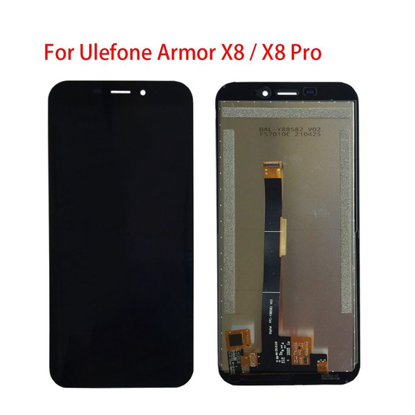 Дисплей на Ulefone Armor X8, X8 Pro , X8i в сборе с тачскрином Черны ...