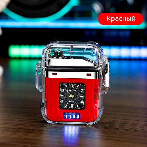 Кварцевые часы прозрачные двойная дуга зажигалка - купить с доставкой ...