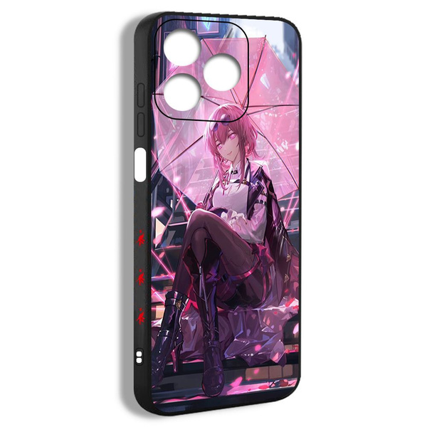 чехол для смартфона Подходит для Tecno Spark 10 4g Аниме Девушка Кафка Хонкай арты Edw34