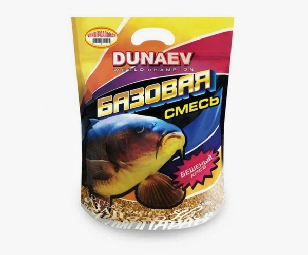 Прикормка "DUNAEV Базовая смесь" 2,5кг Универсальная.,Арт.FLN014 - купить с доставкой по ...