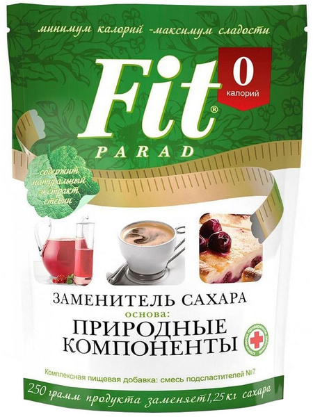 ФитПарад Заменитель сахара "ФитПарад №7" на основе природных ...