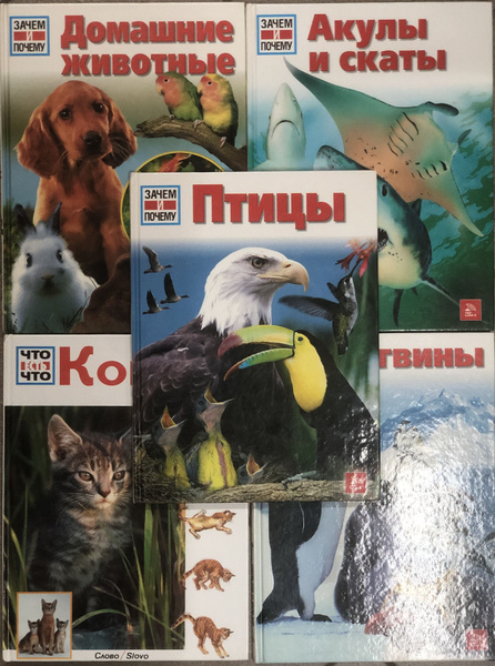 Серия "Зачем и почему" и ""Что есть Что" (комплект из 5 книг ...