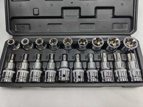 Набор головок и вставок Torx 19 предметов - купить по выгодной цене в ...