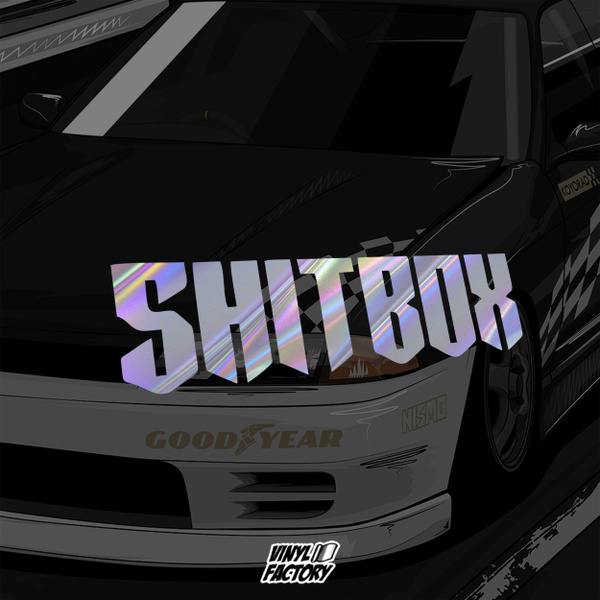 shitbox - JDM Anime Голографическая наклейка купить c доставкой на OZON ...