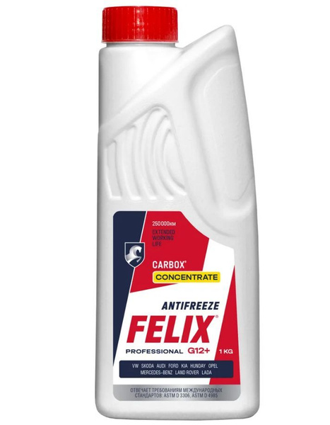 Антифриз FELIX Концентрат Carbox G12+, Концентрат купить по выгодной цене в интернет-магазине ...