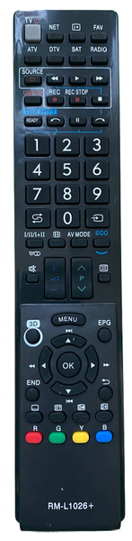 Универсальный пульт RM-L1026+ для телевизоров Sharp купить на OZON по низкой цене (1196137433)