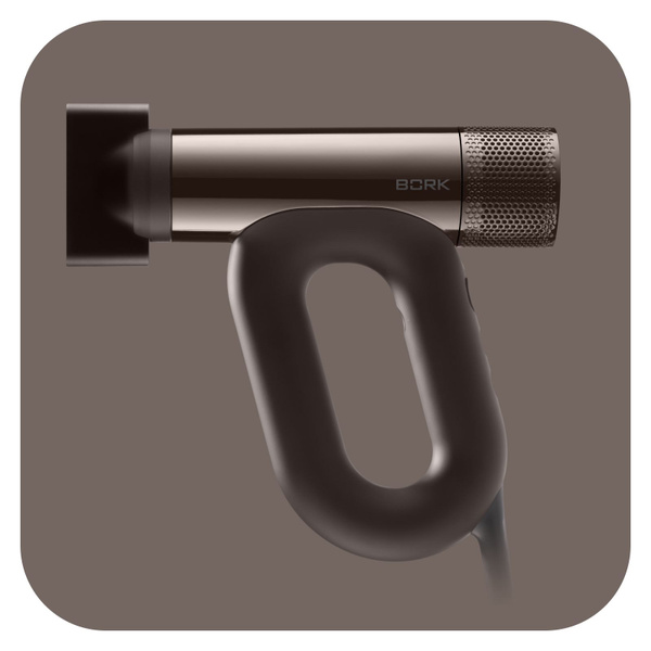 Фен для волос BORK F730, коричневый - купить по выгодным ценам в интернет-магазине OZON (1202564053)